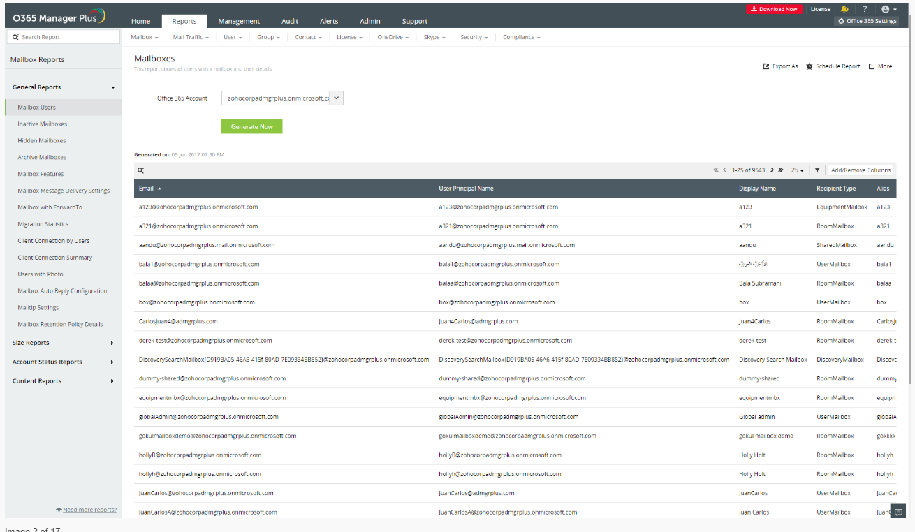 ManageEngine Office 365 Plus - TABViet